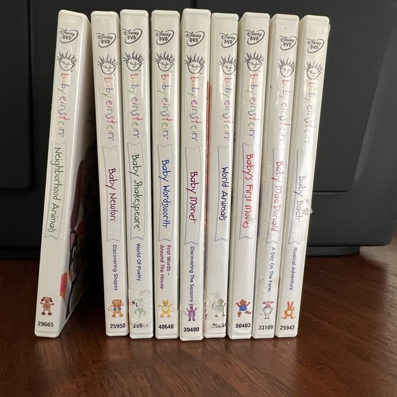Toys | Baby Einstein Child Development Dvd Lot Set Of 9 Music Words ...